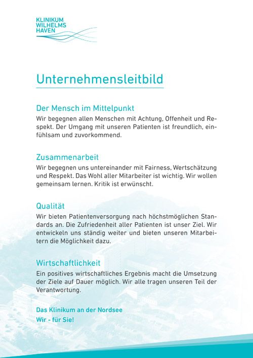 Unternehmensleitbild